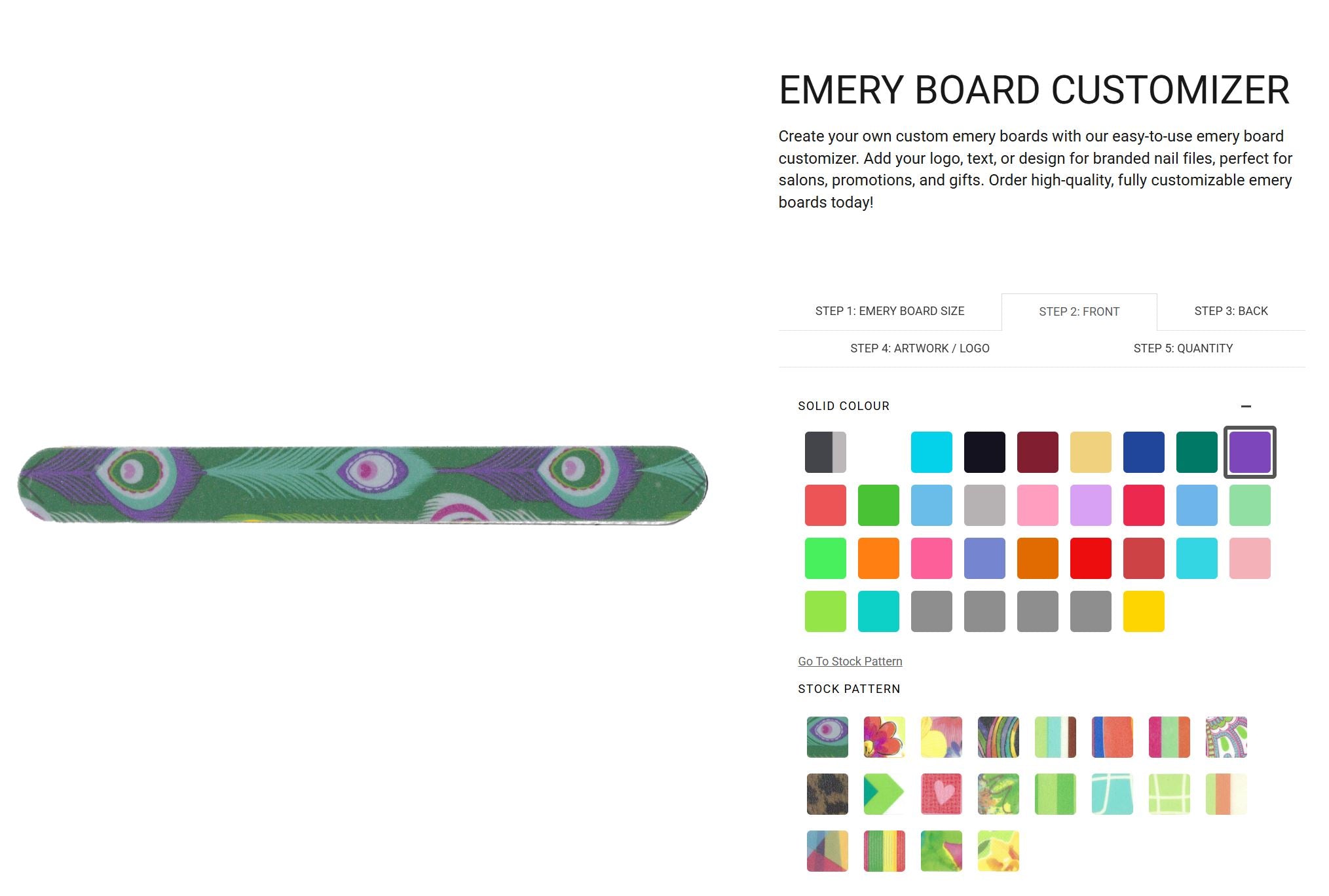 Custom Emery Board Designer | Personalize Your Nail Files Online ...